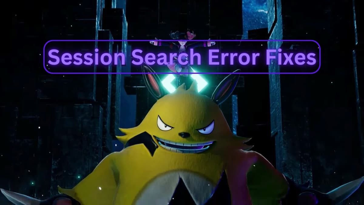 Session Search Error In Palworld How To Fix We Game Daily