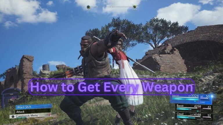 How to Get Every FF7 Rebirth Weapon - We Game Daily